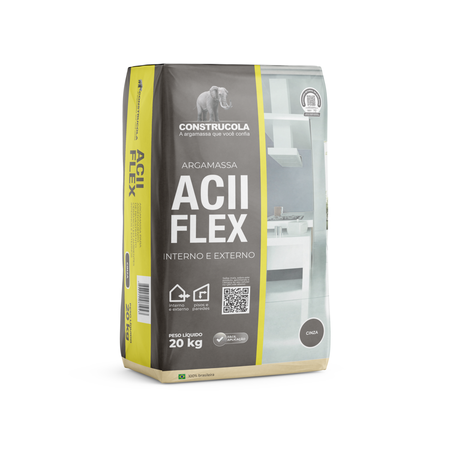 ARGAMASSA AC-II SUPER ADITIVADA FLEX - Construcola