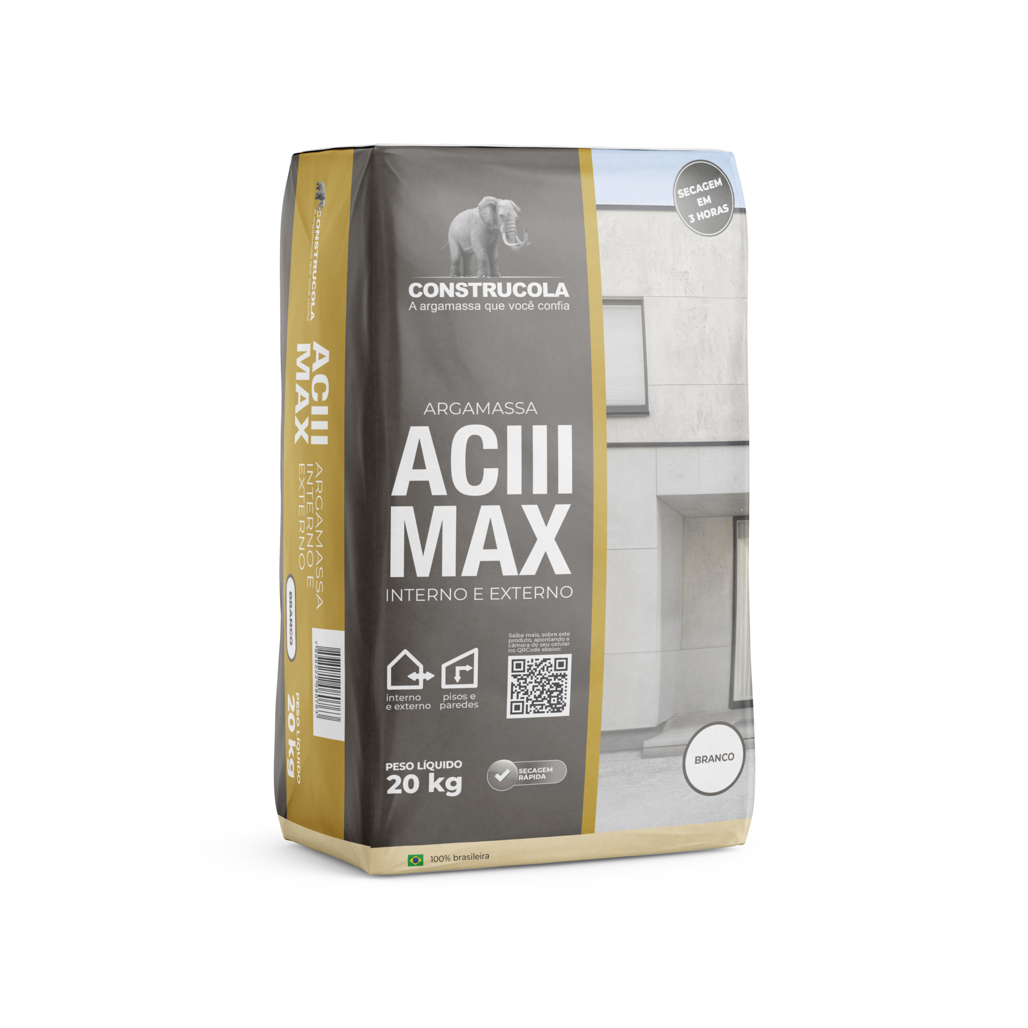ARGAMASSA AC-III MAX BRANCA - Construcola